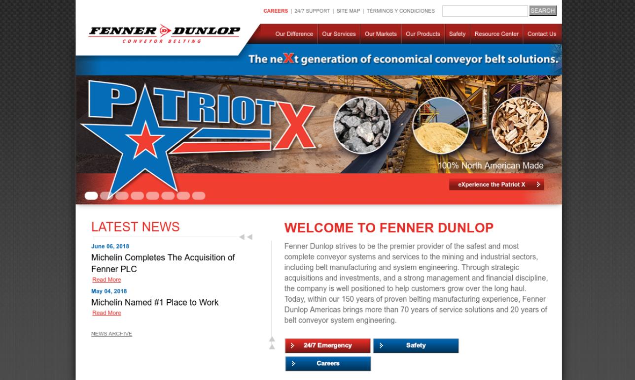 Fenner Dunlop Americas | Conveyor Belting